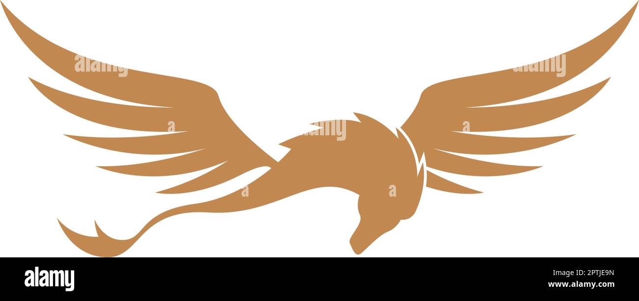 Pegasus logo icon design illustration Stock Vector Image & Art - Alamy