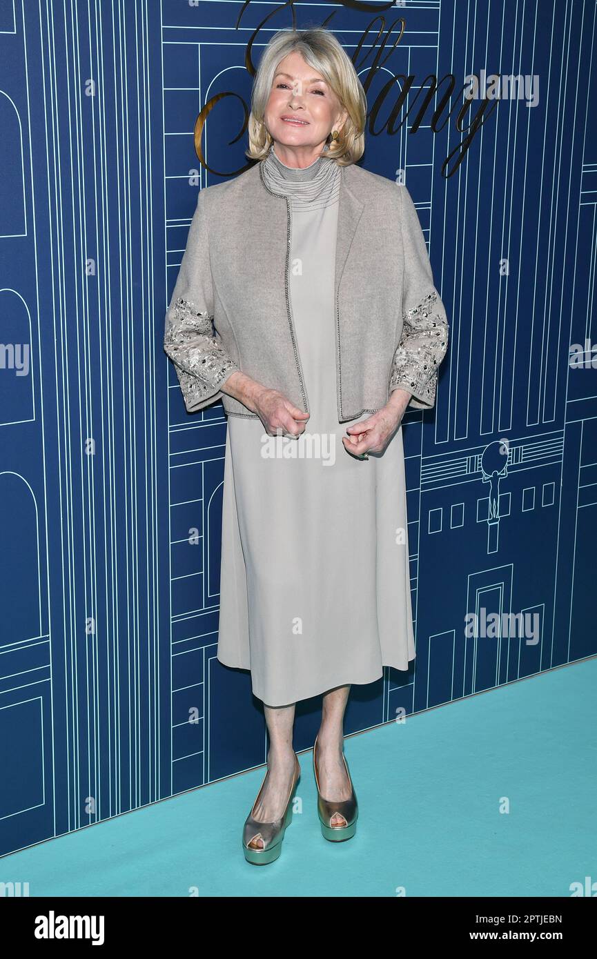 New York, USA. 27th Apr, 2023. Martha Stewart walks the carpet as ...