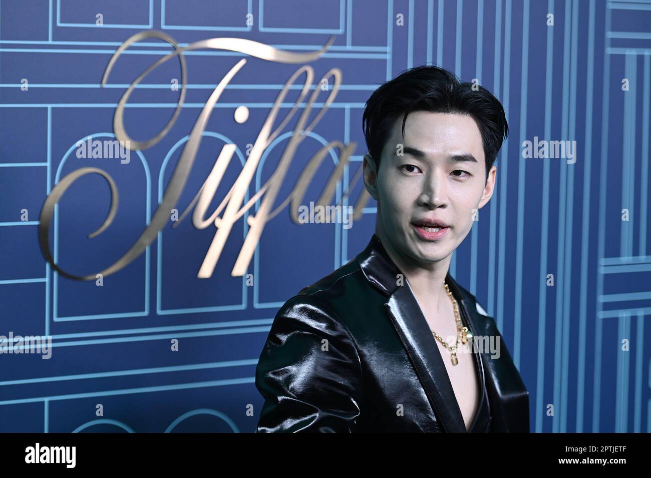 New York, USA. 27th Apr, 2023. Henry Lau walks the carpet as Tiffany ...