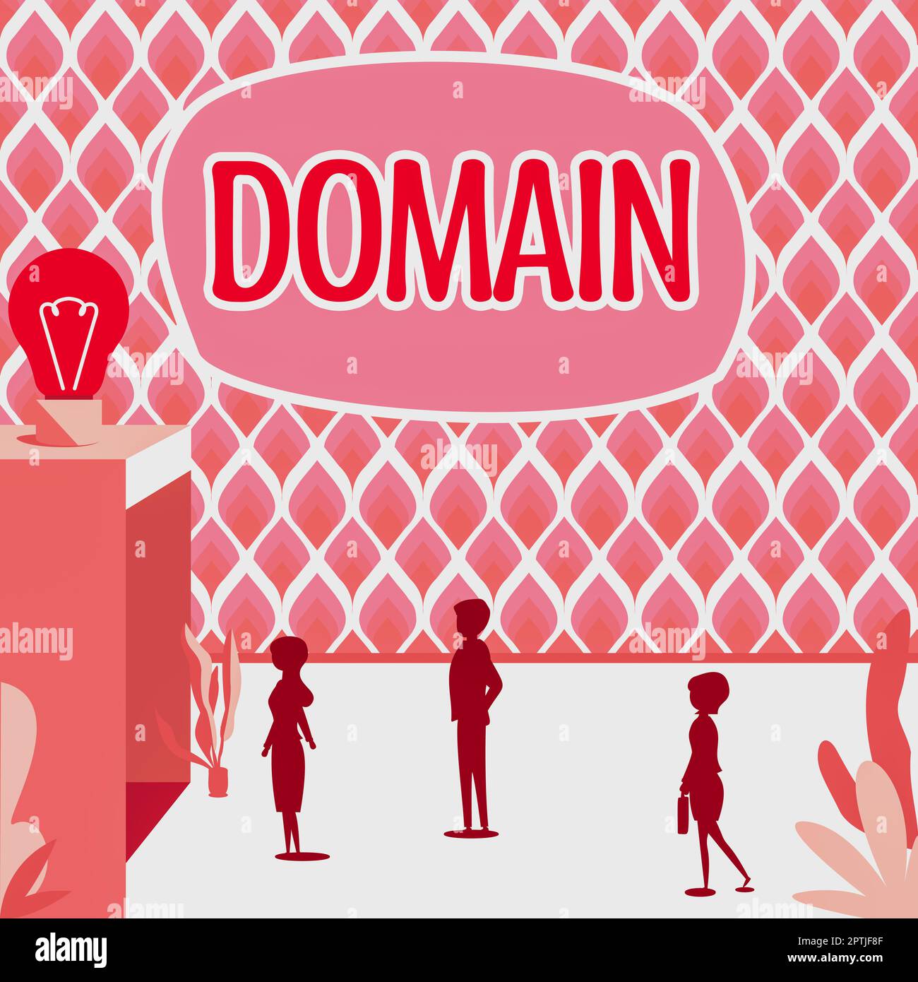 Handwriting text Domain, Business overview identification string that ...