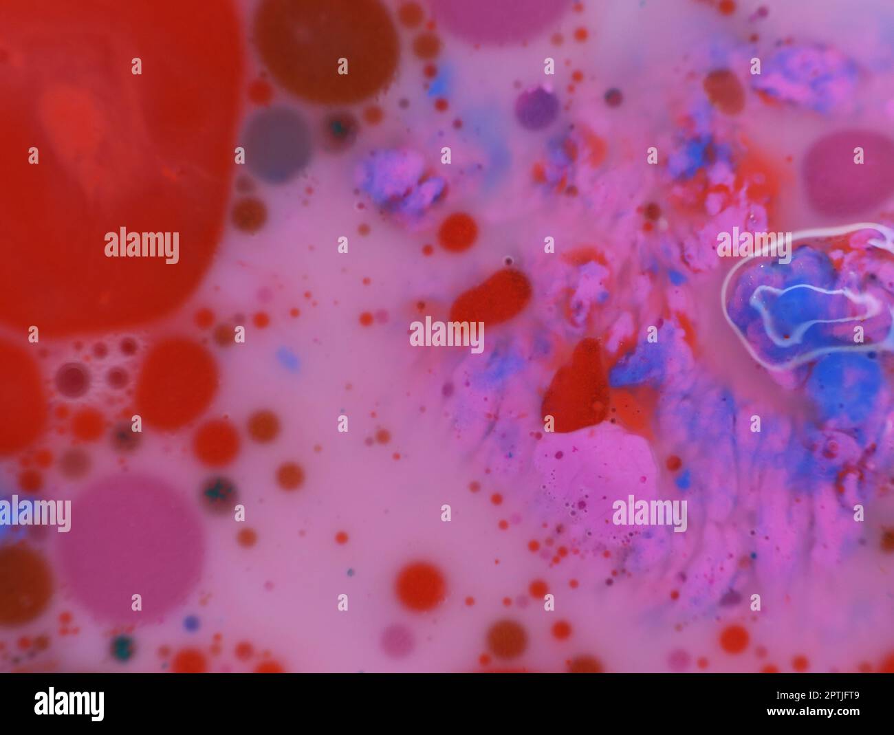 abstract background of artificial colors rare shapes different Stock ...