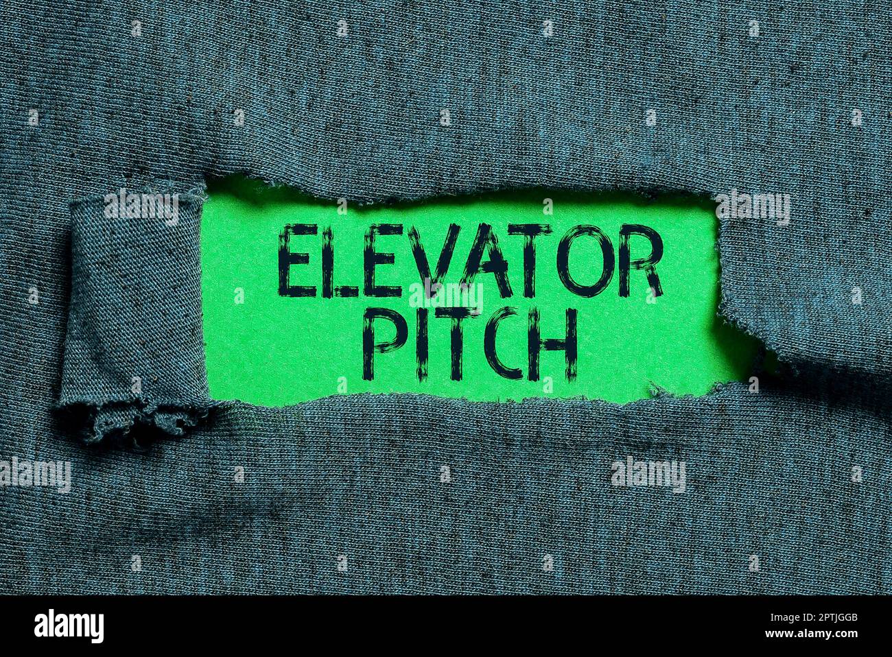 Conceptual display Elevator Pitch, Concept meaning A persuasive sales ...