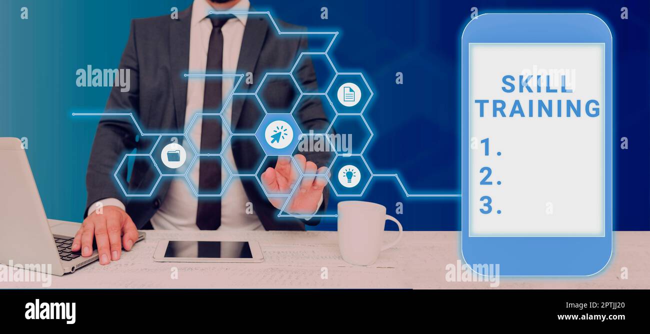 Conceptual caption Skill Training, Word for designed to gain and ...