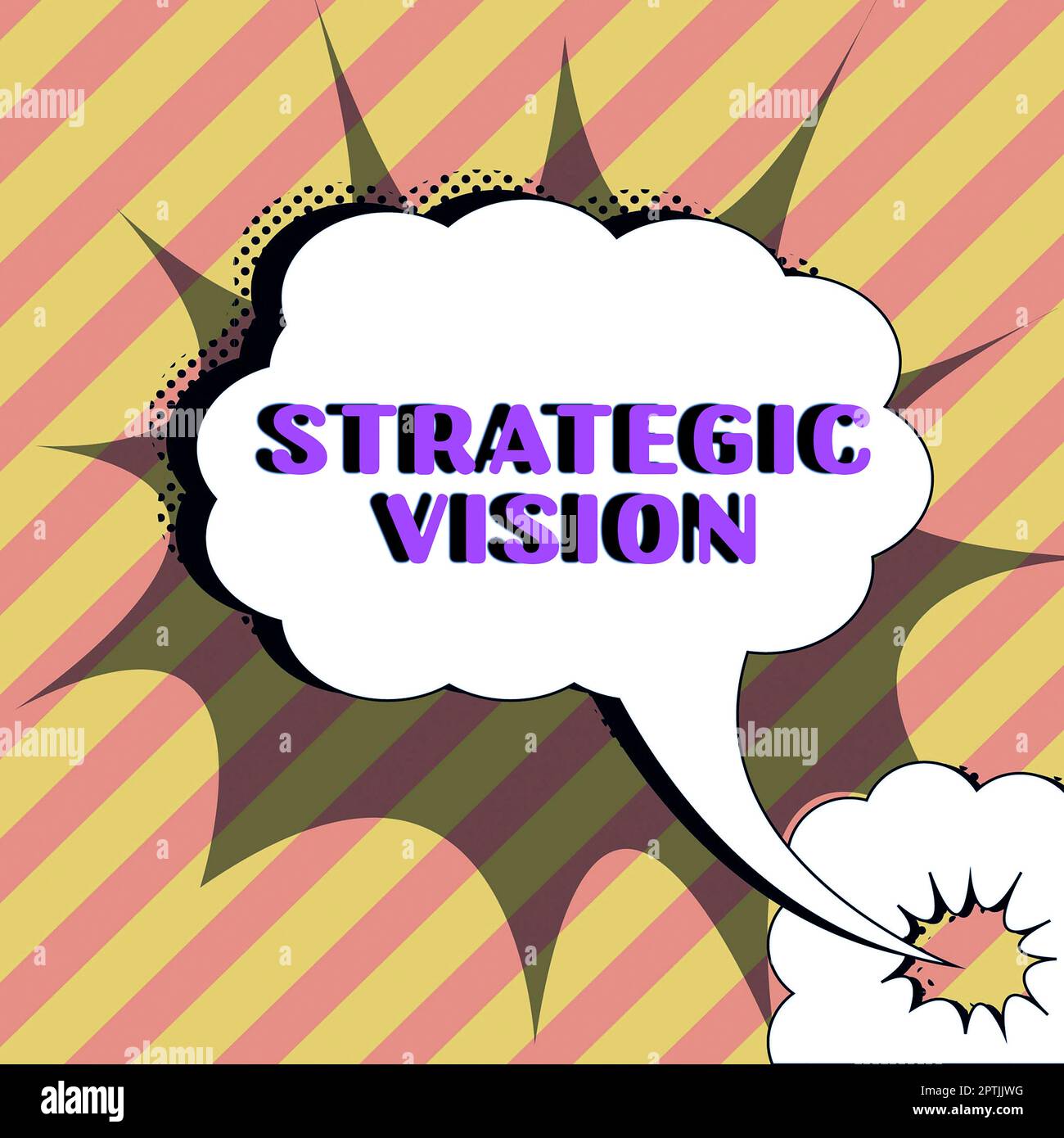 Inspiration showing sign Strategic Vision, Business concept clarifies ...