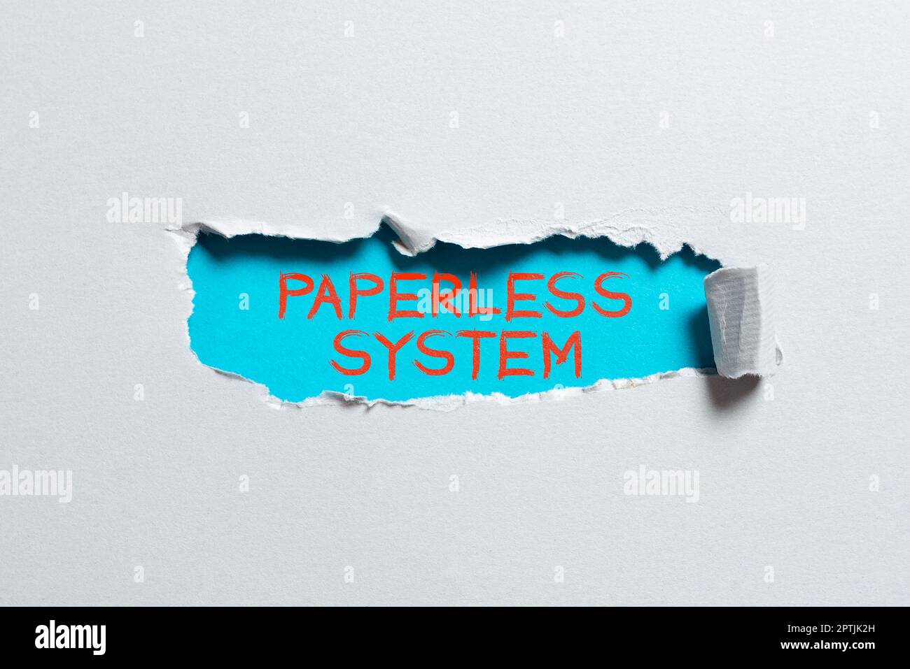 Paperless system hi-res stock photography and images - Alamy