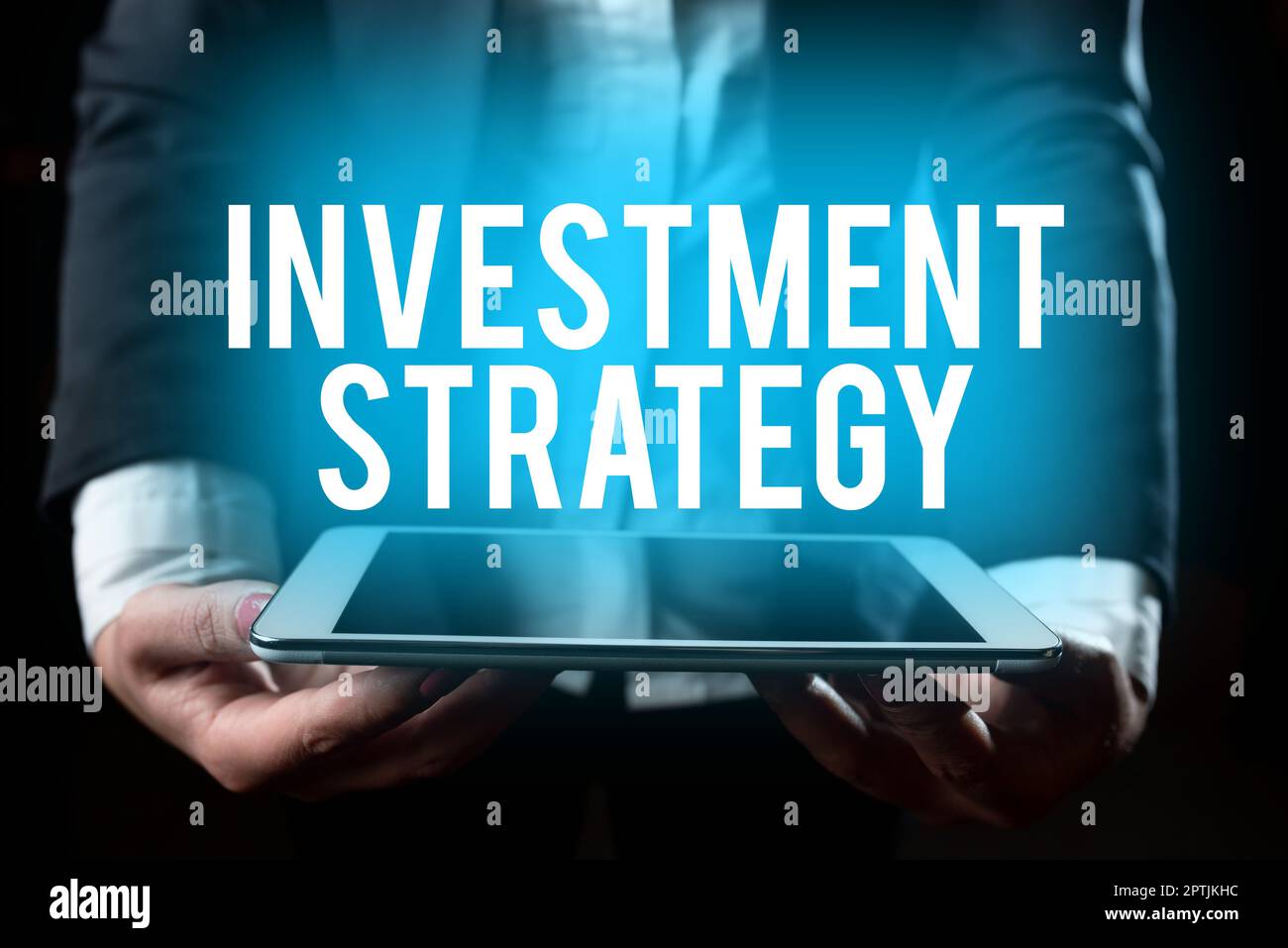 Conceptual display Investment Strategy, Business concept Set of Rules ...
