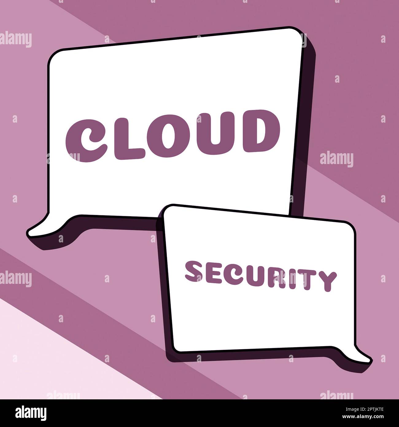 Text Sign Showing Cloud Security Business Concept Imposing A Secured System Of Existing Data In