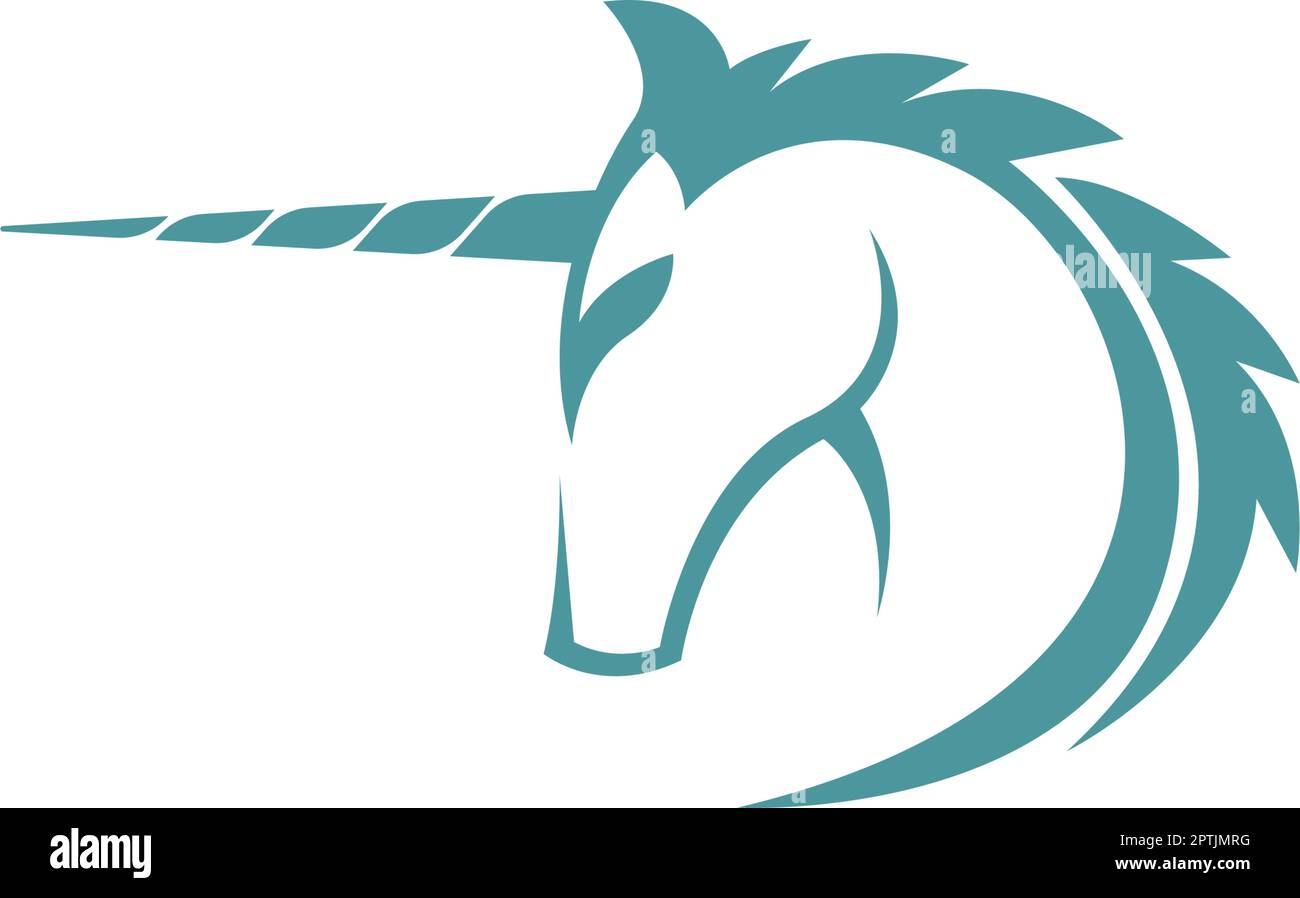 Unicorn logo icon design illustration Stock Vector Image & Art - Alamy