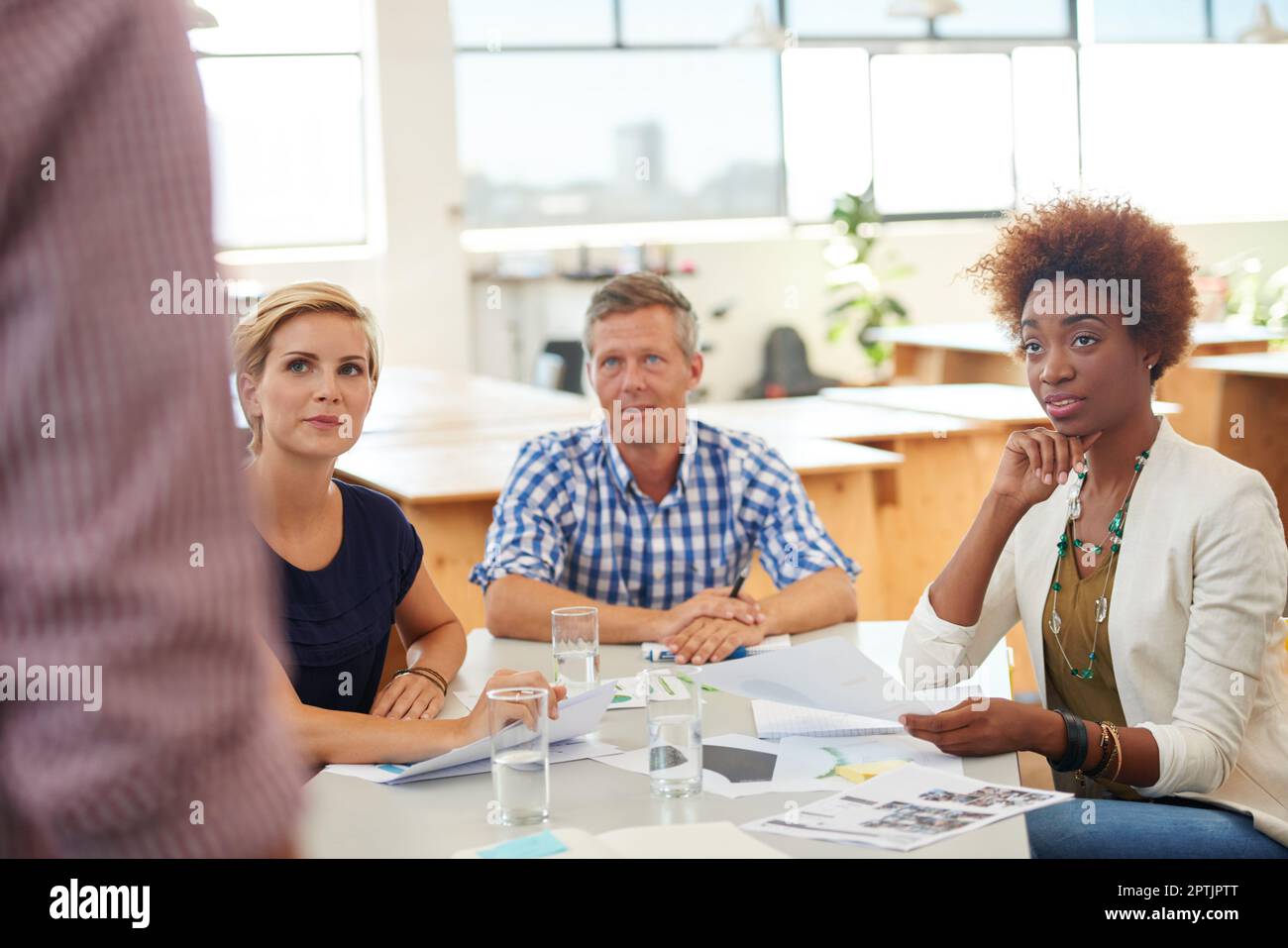 Engaged professionals hi-res stock photography and images - Alamy