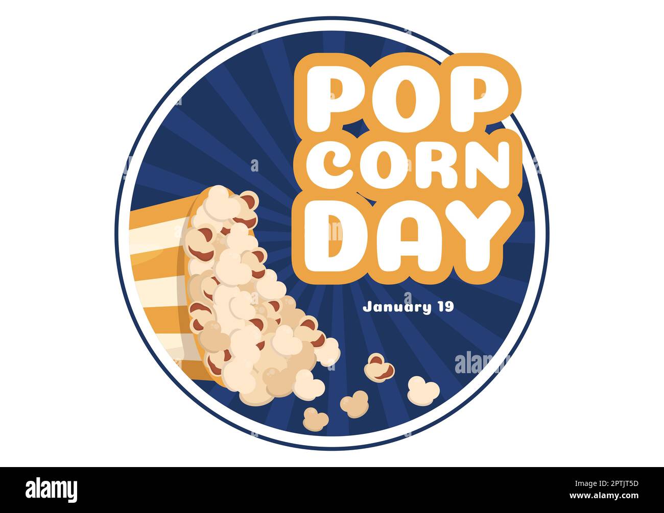 National Popcorn Day on January 19th with a Big Box of Red and White ...