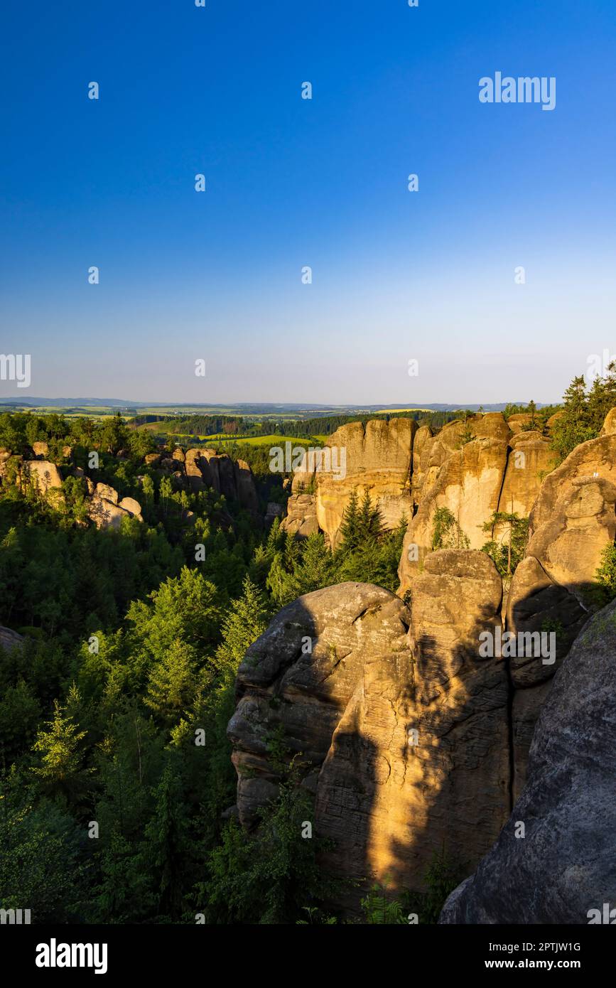Blacksmith gorge (Kovarova rokle), Nature reserve Broumovske steny ...