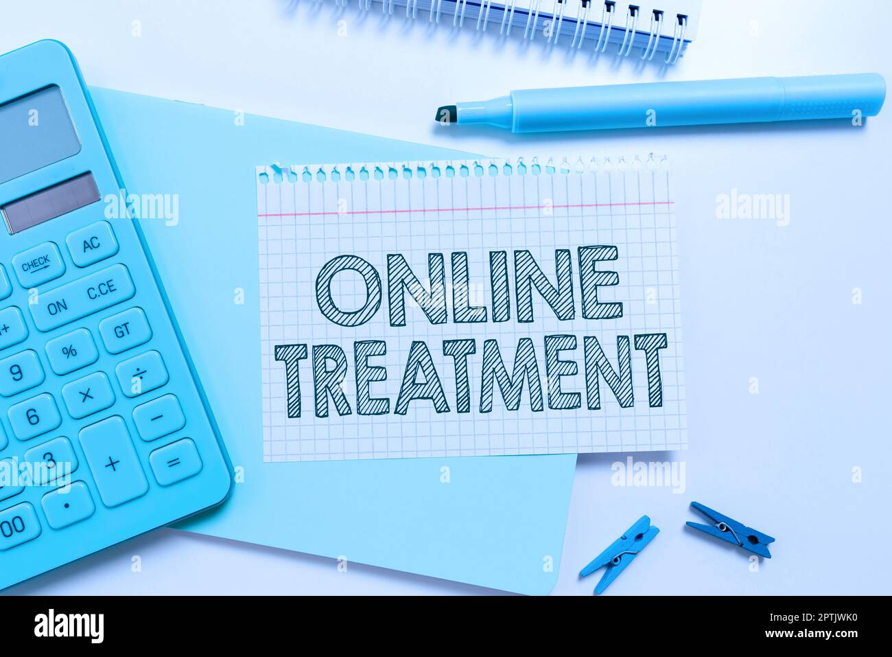 Conceptual caption Online Treatment, Internet Concept delivery of ...