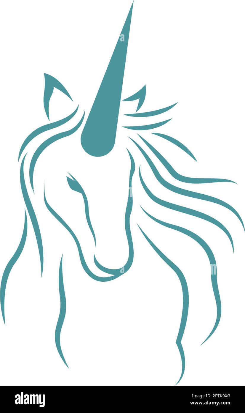 Unicorn logo icon design illustration Stock Vector Image & Art - Alamy