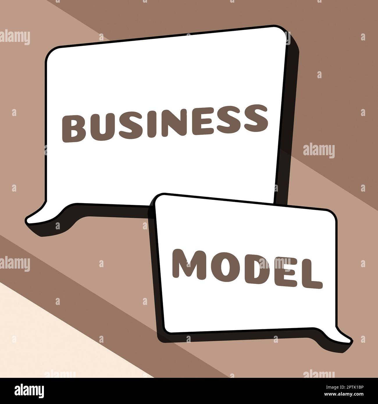 Writing displaying text Business Model, Business showcase model showing ...