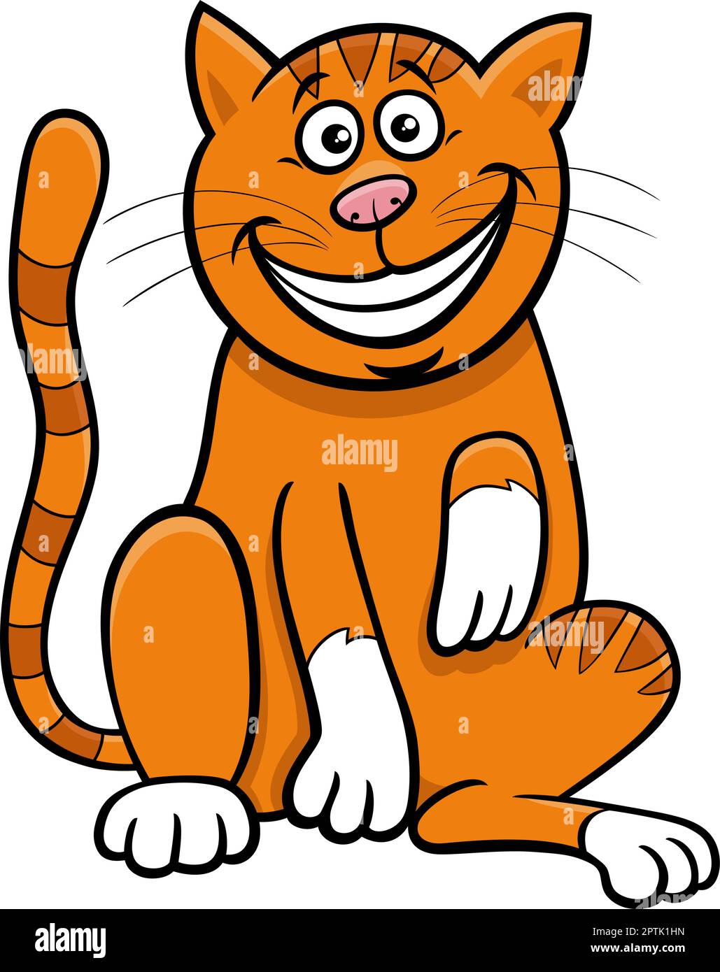 cartoon cat or kitten comic animal character Stock Vector Image & Art ...