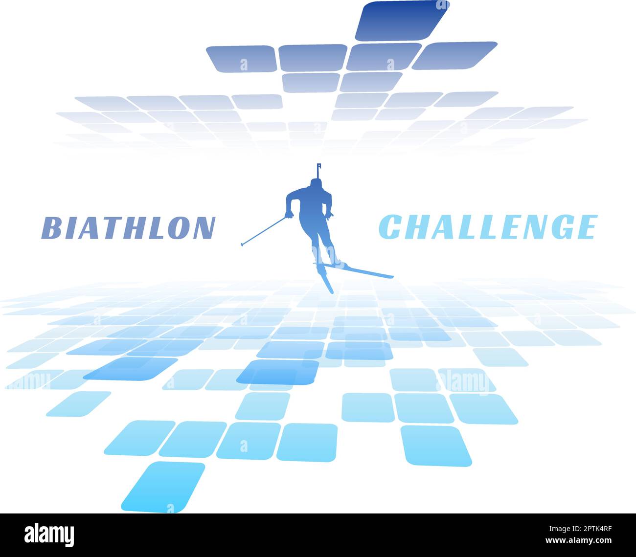 Biathlon person Cut Out Stock Images & Pictures - Alamy