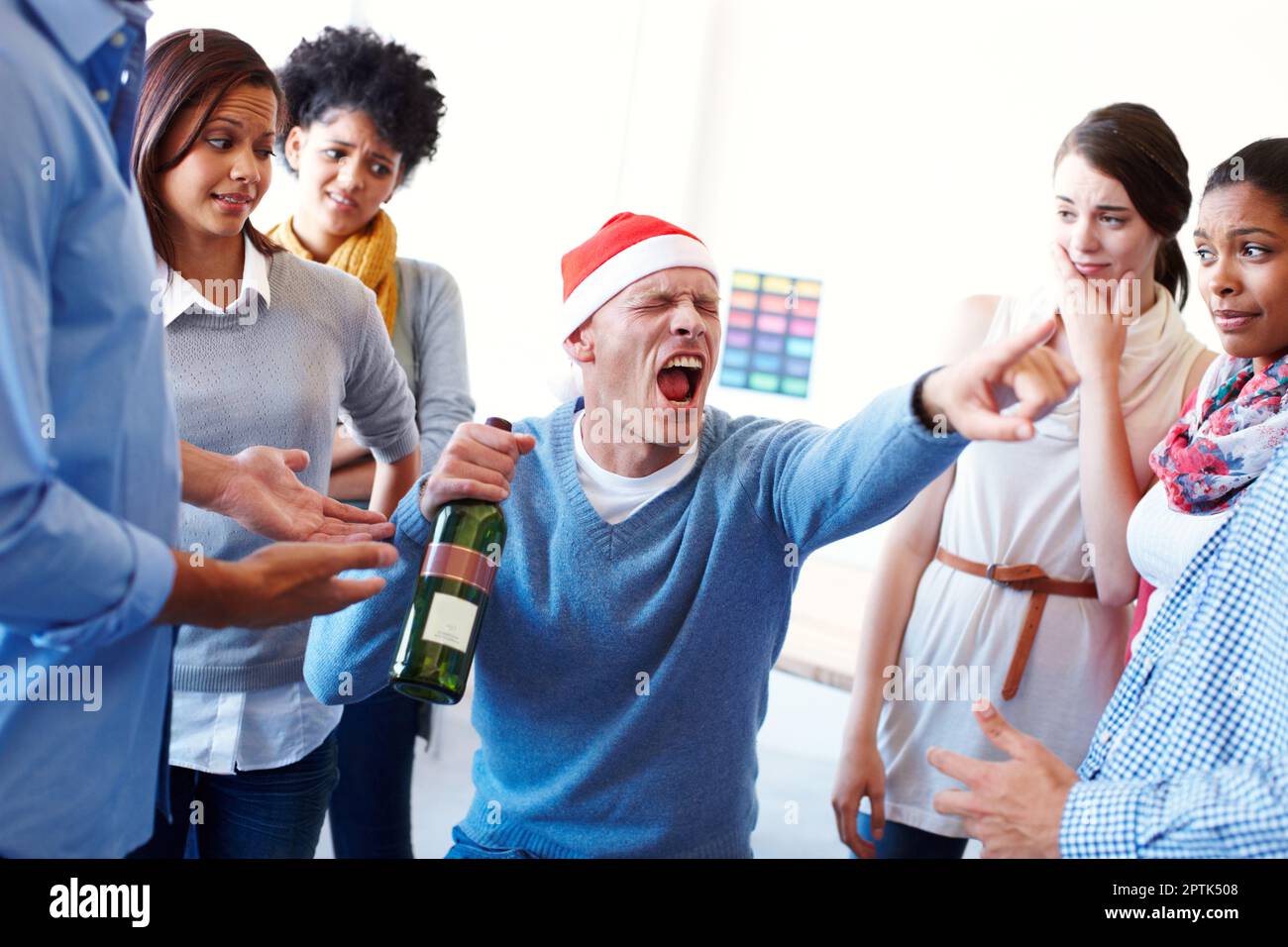 Drunk woman office party hi-res stock photography and images - Alamy