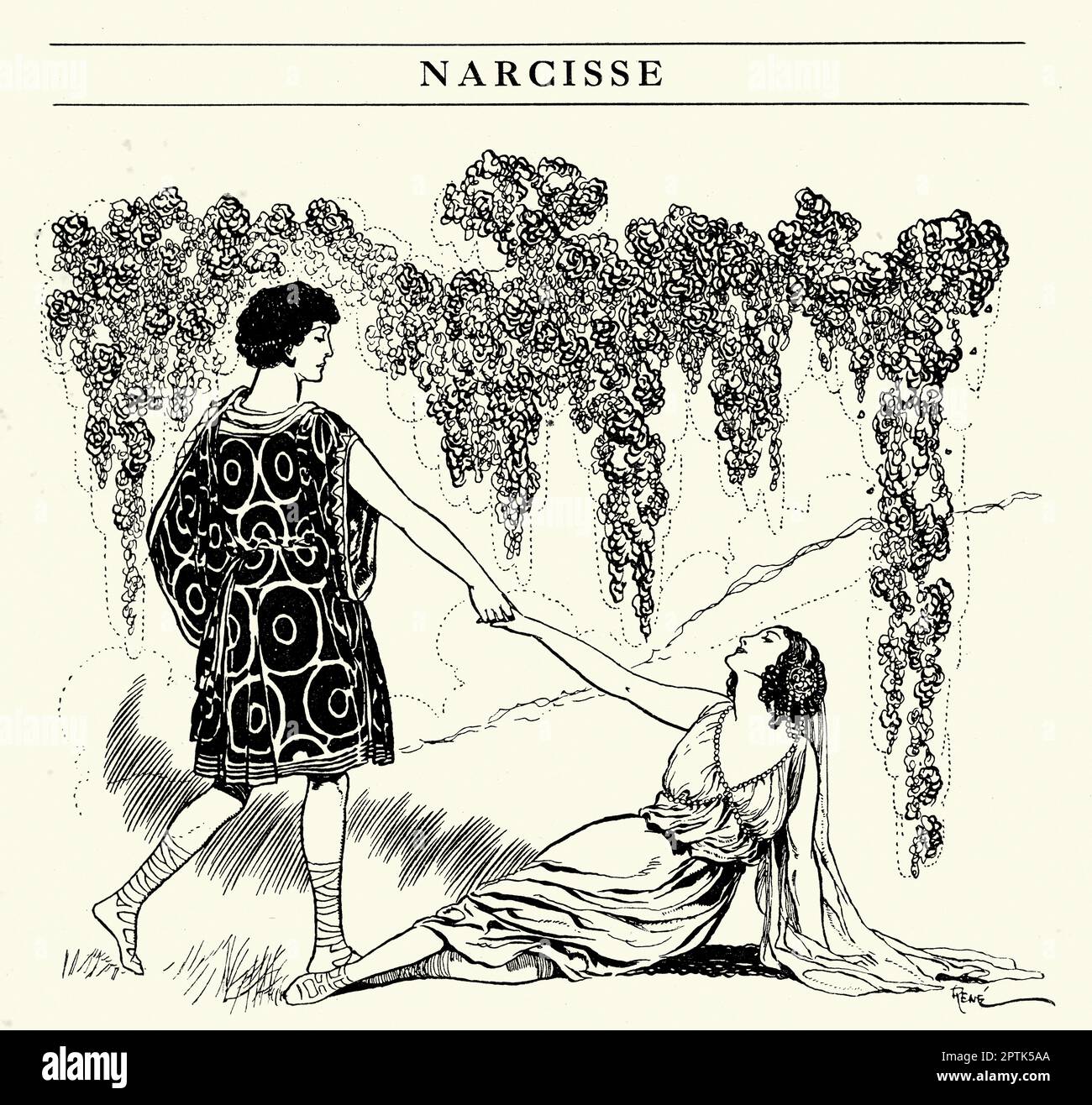 Dancer sin costume for the ballet Narcisse, an original, evening-length ...