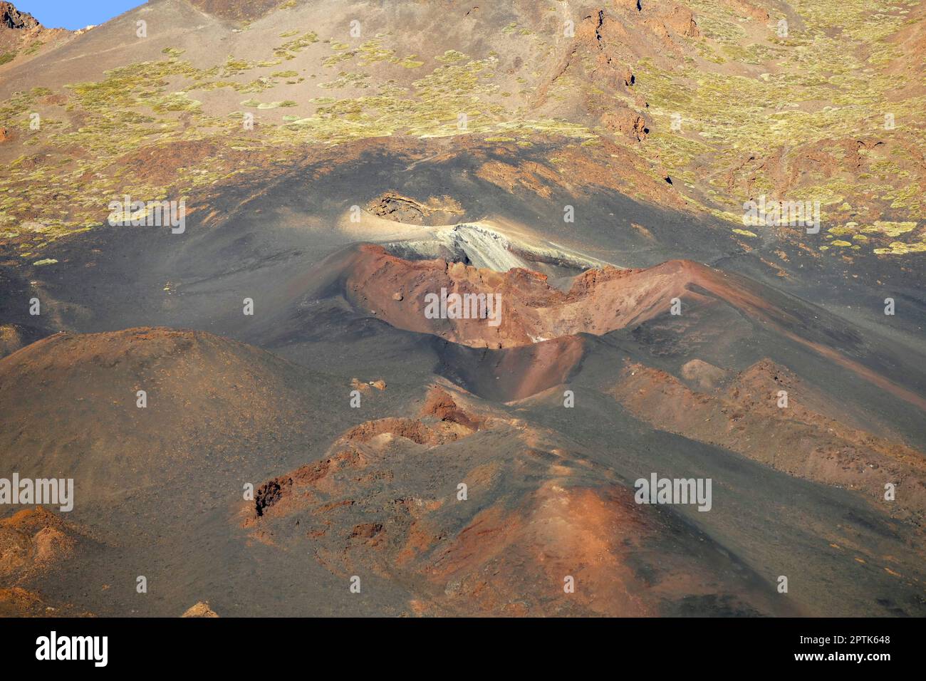 Pico Viejo, a volcano located on the island of Tenerife in Canary ...