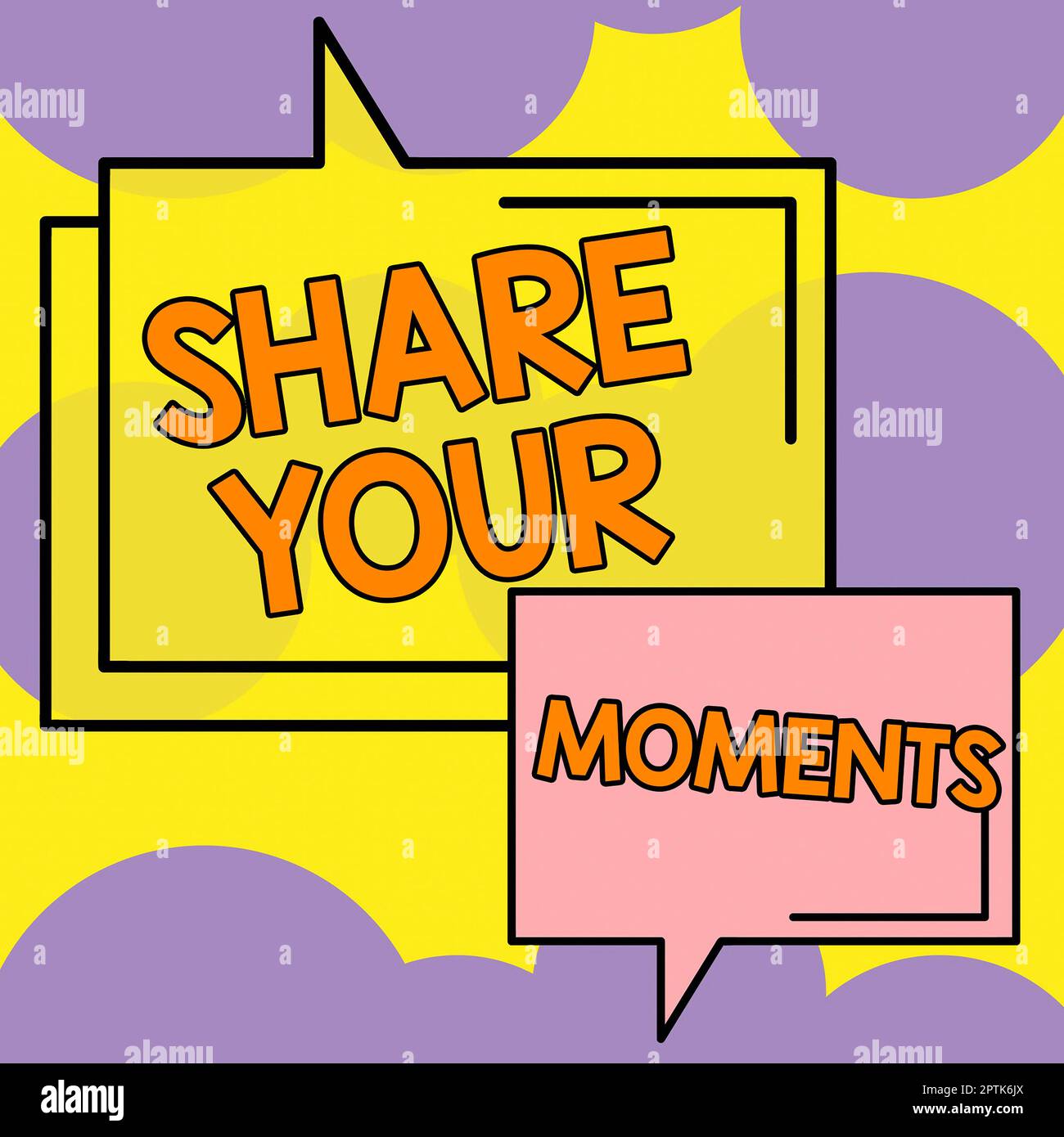 Text sign showing Share Your Moments, Word for a brief period of a good ...