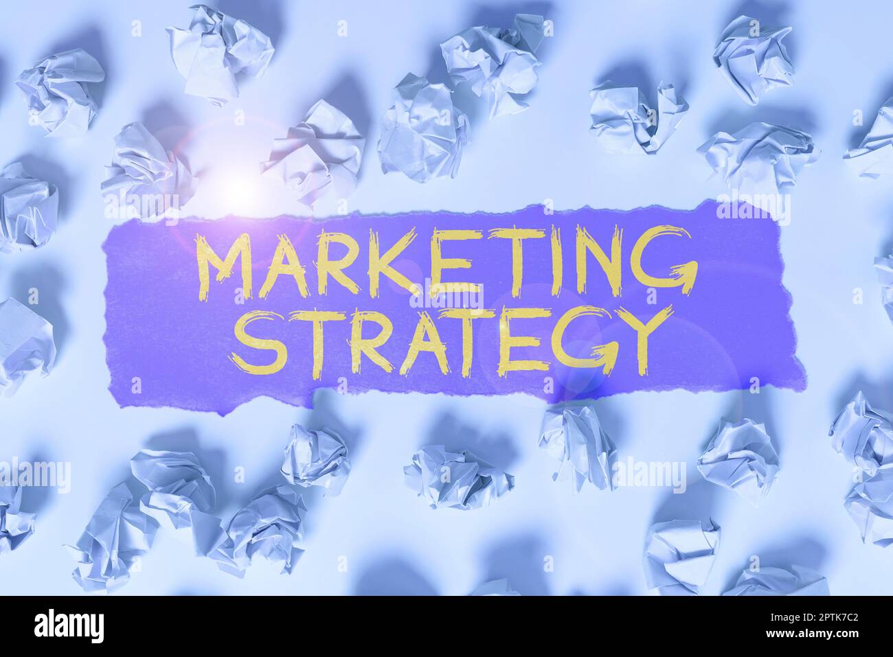 Text caption presenting Marketing Strategy, Word for plan of action ...