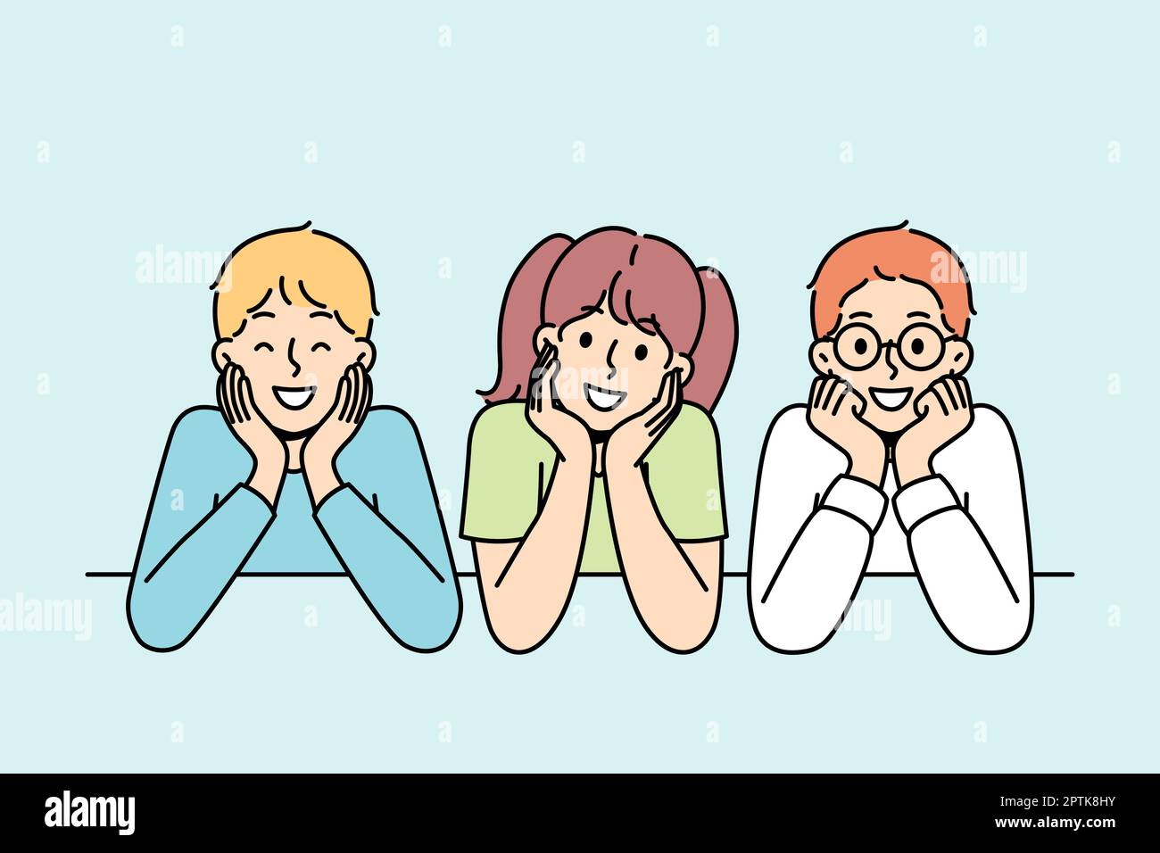 Listen carefully children hi-res stock photography and images - Alamy