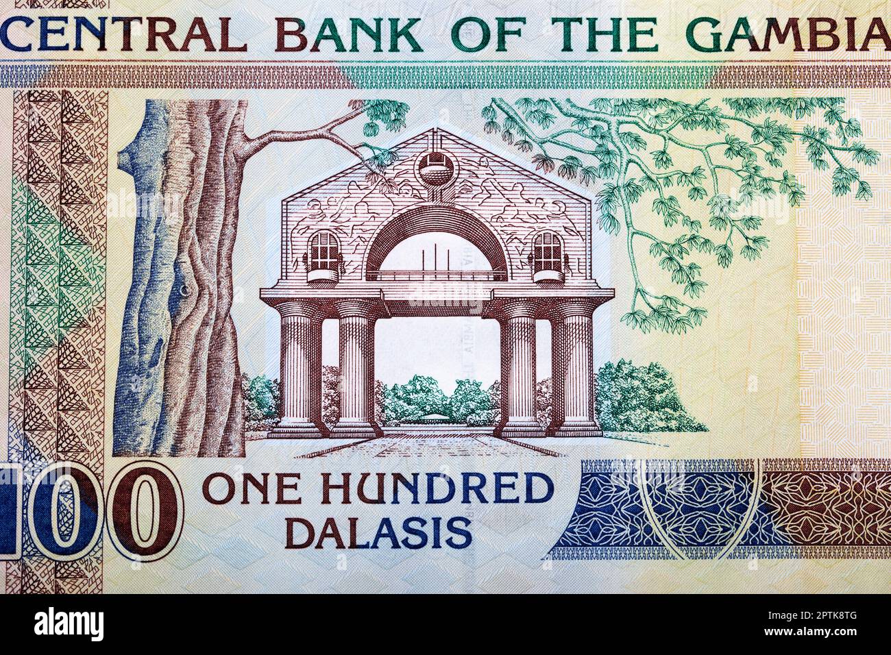 Arch 22 monument in Banjul from Gambian money - dalasi Stock Photo - Alamy