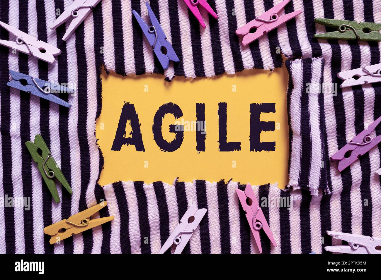 Inspiration showing sign Agile, Word for iterative approach to software ...