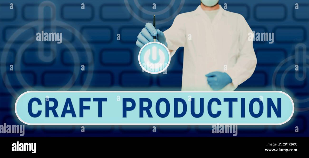 Inspiration showing sign Craft Production, Business showcase process of ...