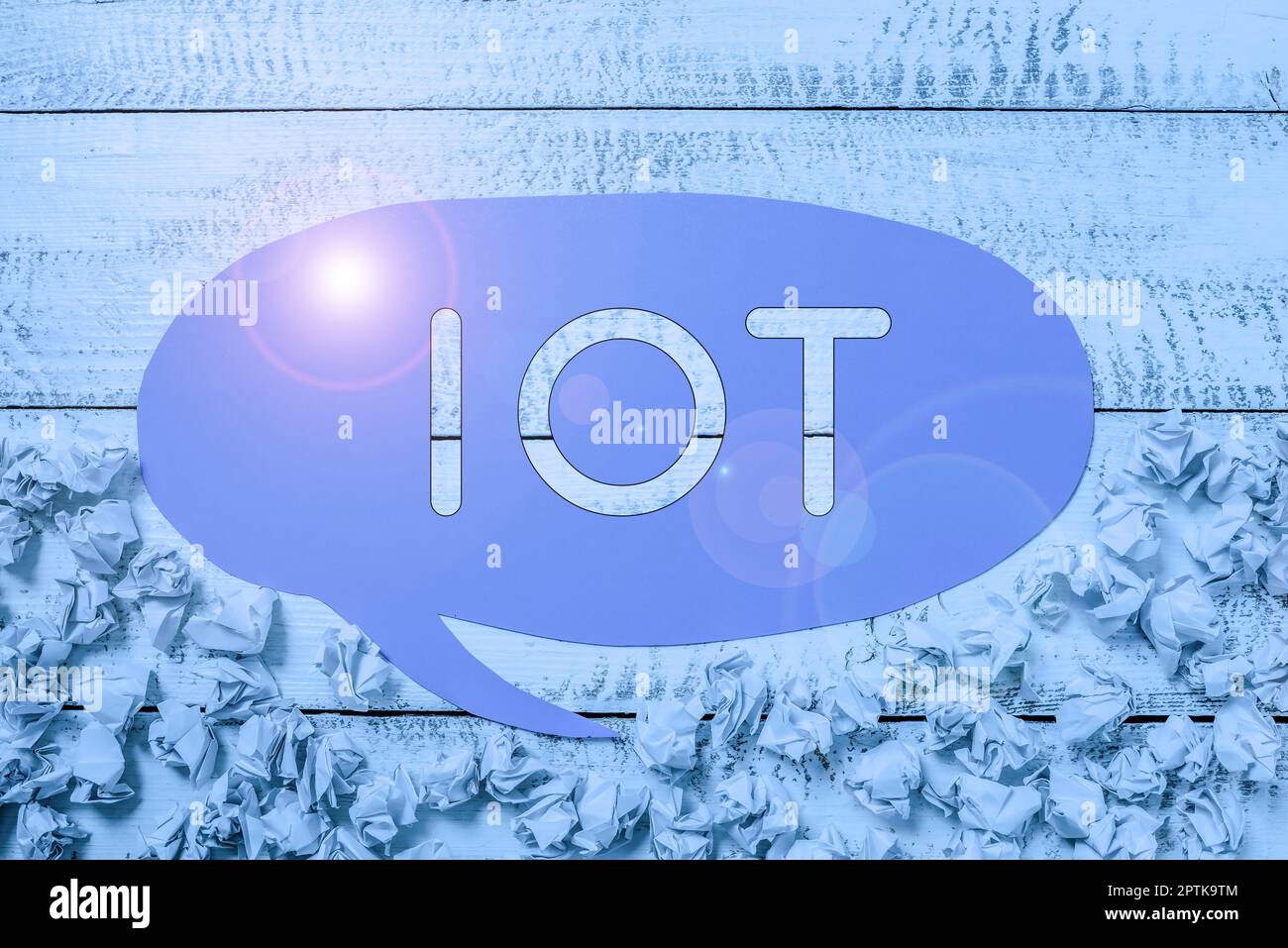 Text showing inspiration Iot, Word Written on internet of things ...