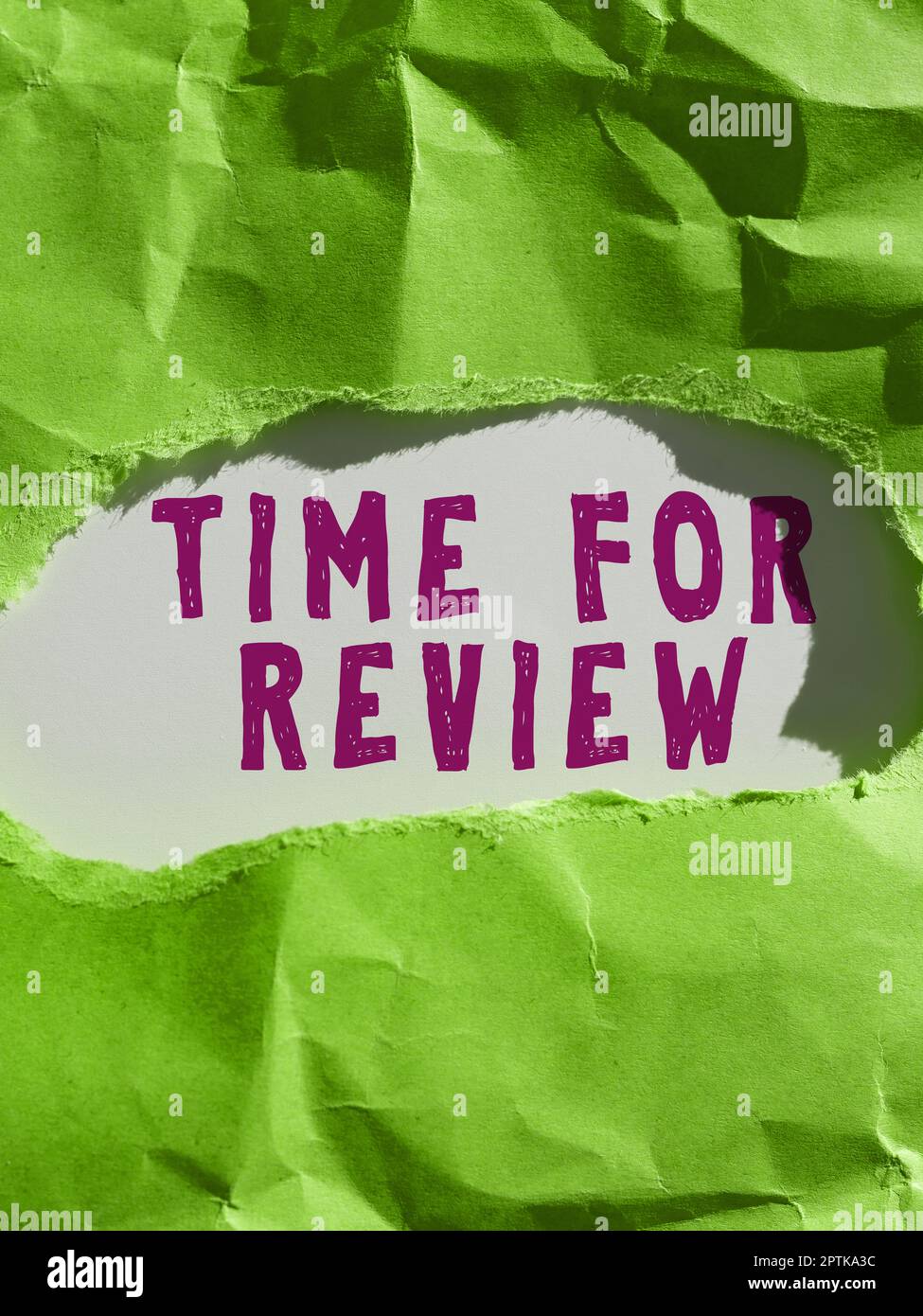 Hand writing sign Time For Review, Concept meaning Evaluation Feedback ...