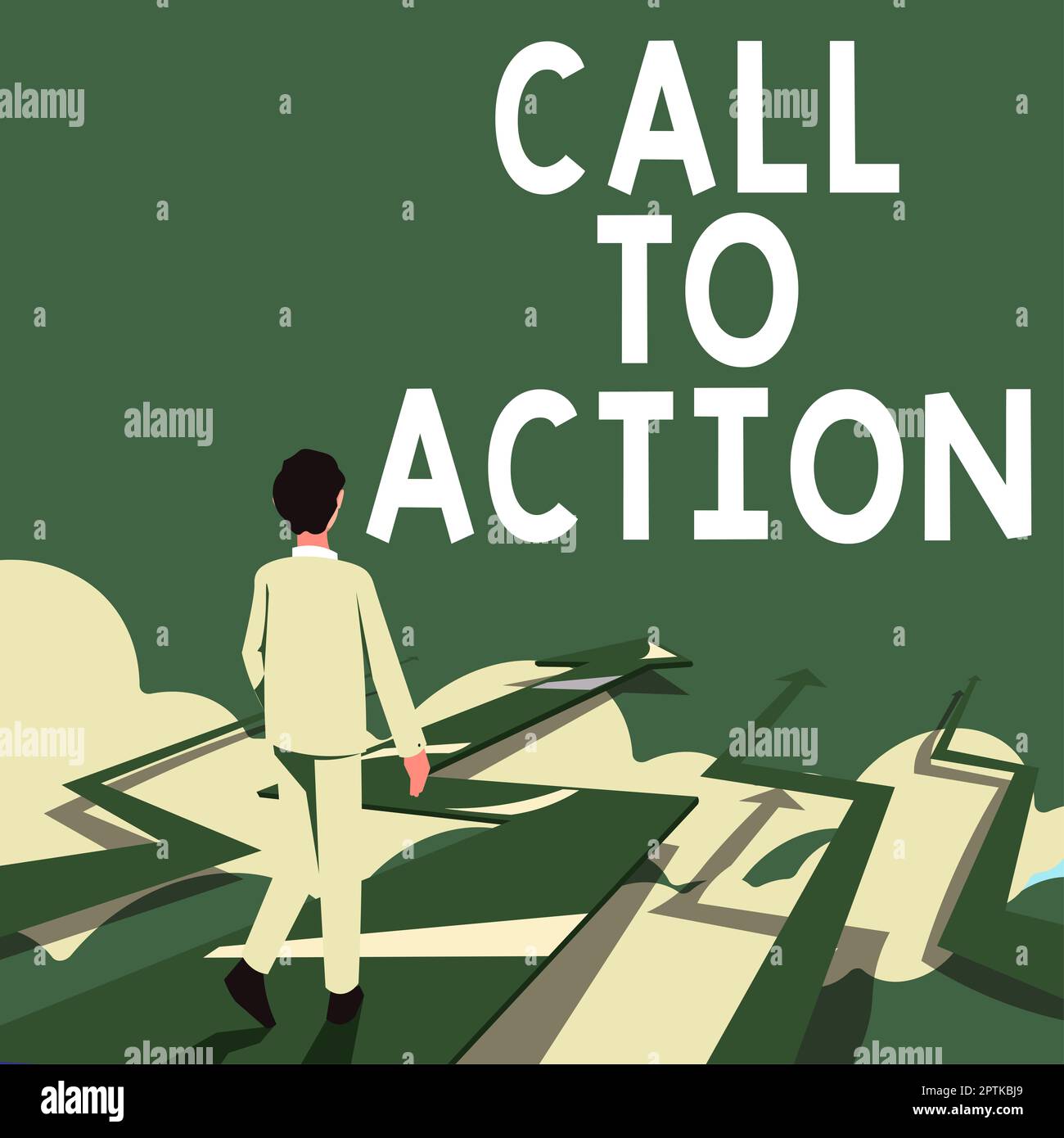 Conceptual display Call To Action, Business concept Encourage Decision ...