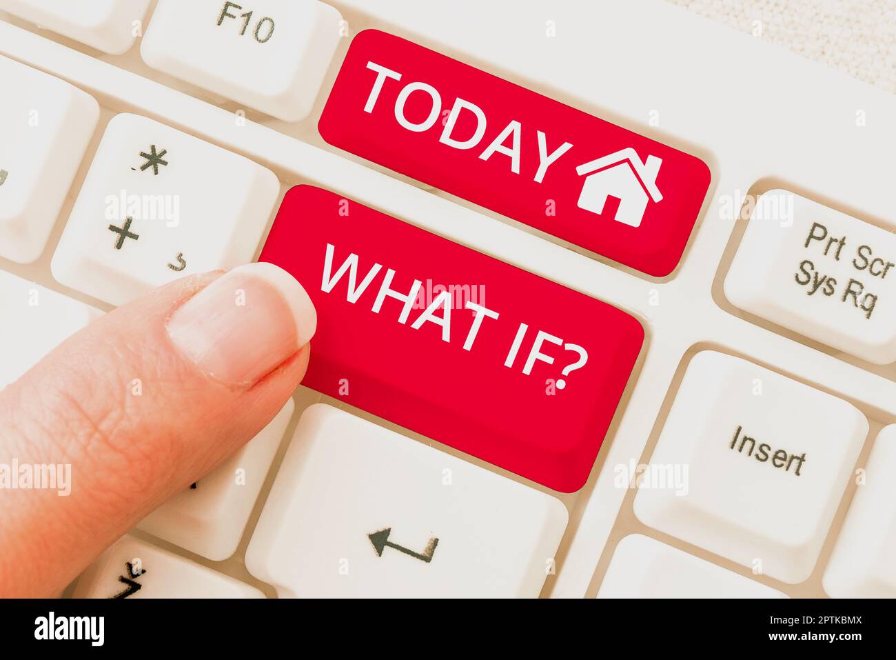 Conceptual caption What If, Concept meaning Study all possibilities ...