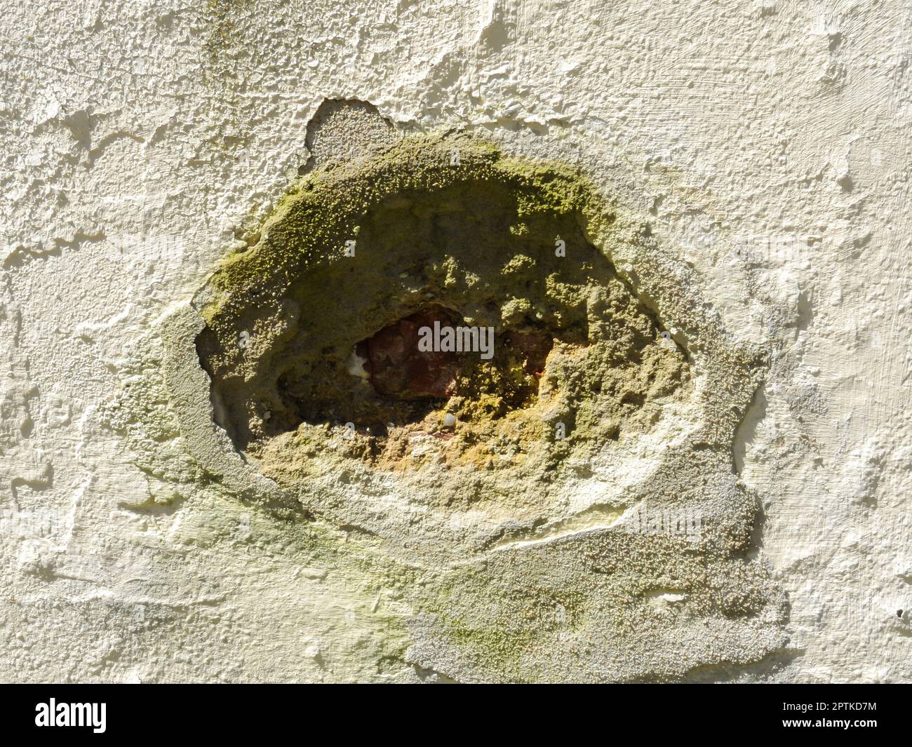 House plaster erosion wall hi-res stock photography and images - Alamy