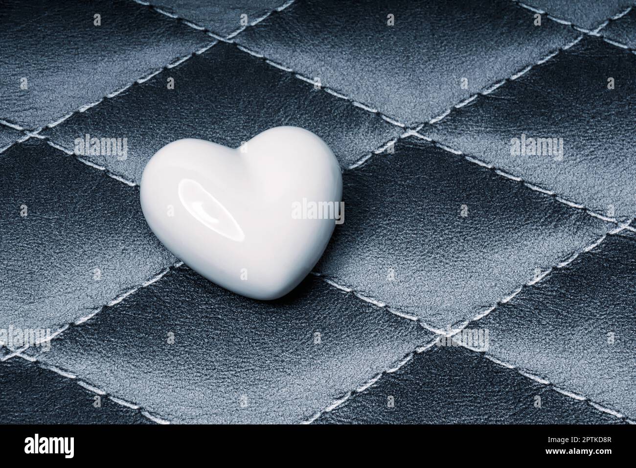 White heart as a symbol of love Stock Photo - Alamy