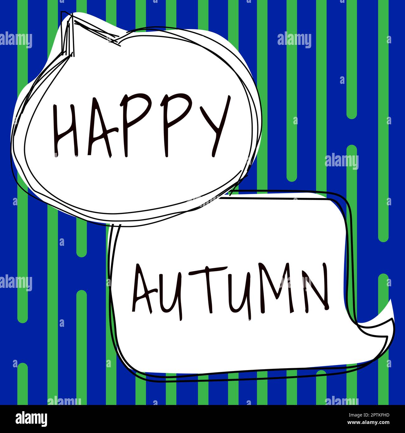 Text caption presenting Happy Autumn, Word for Annual Special Milestone ...