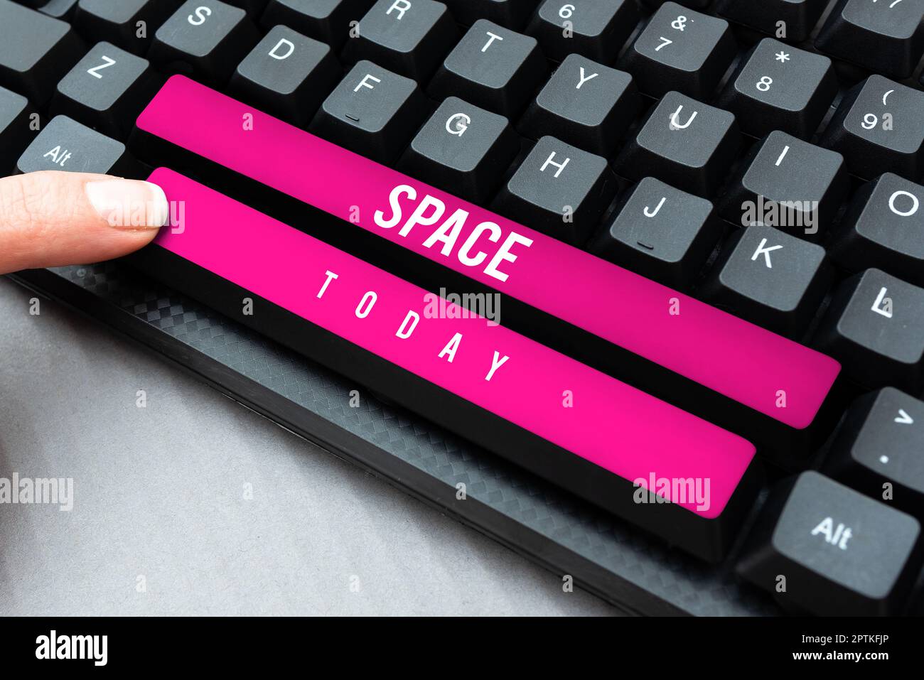 Text caption presenting Space, Business overview continuous area or ...