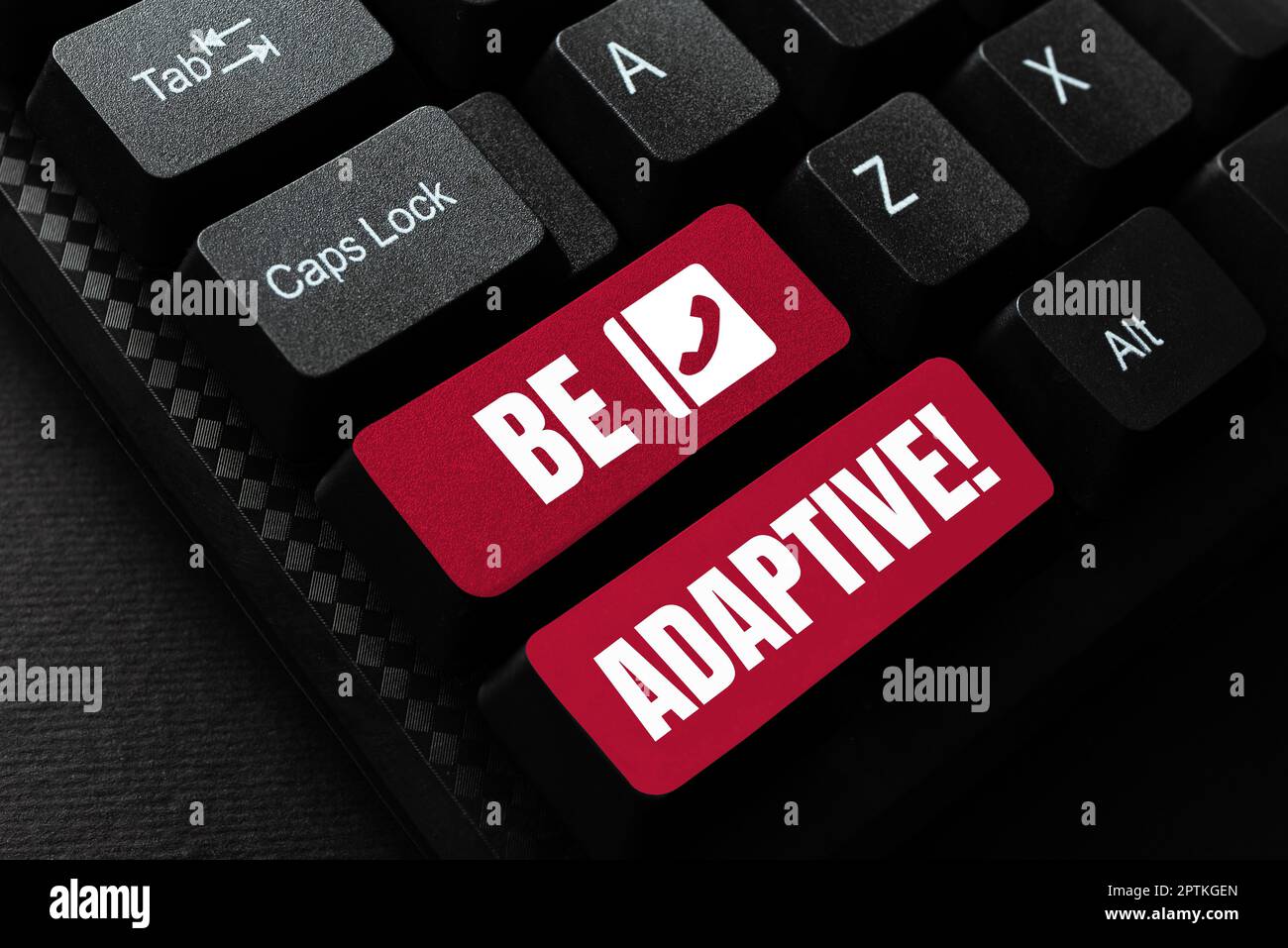 Conceptual caption Be Adaptive, Word for make the difference being ...