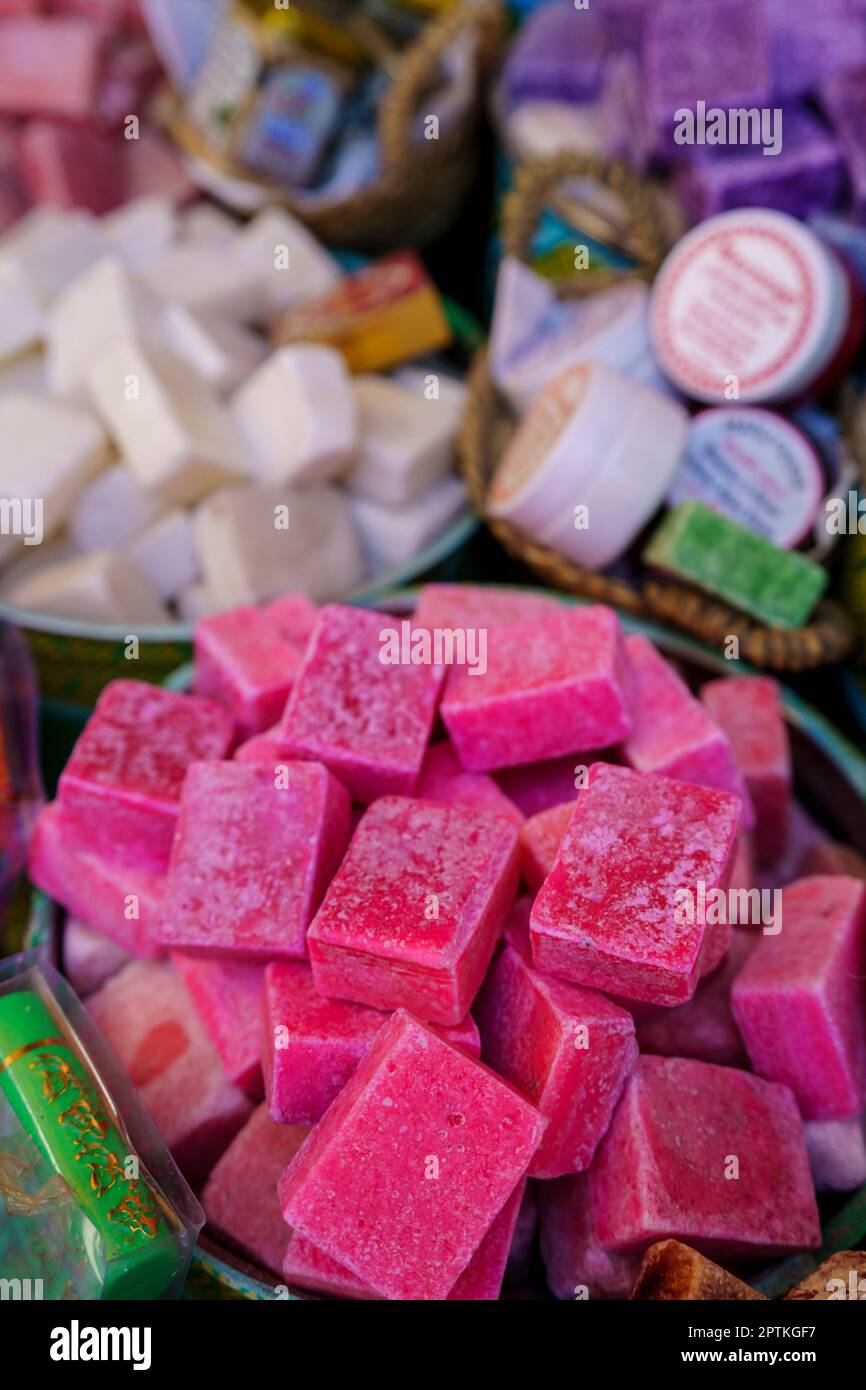 scented paste cubes, Fez, morocco, africa Stock Photo - Alamy