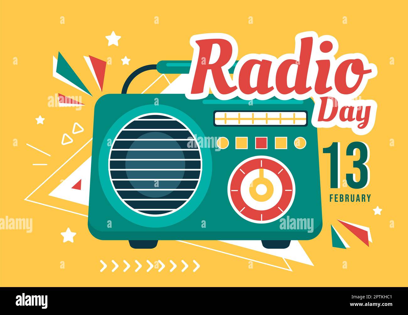 World Radio Day on February 13 of Idea for Landing Page Template ...