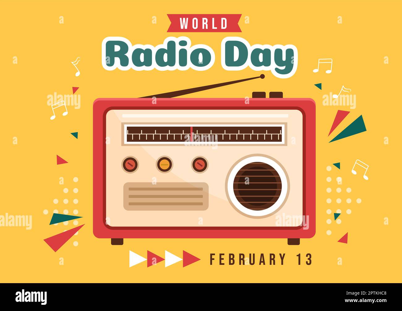 World Radio Day on February 13 of Idea for Landing Page Template ...