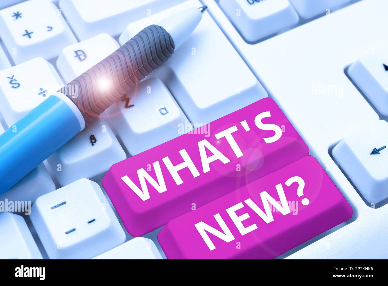 Sign displaying What's New, Word Written on Asking about latest Updates ...