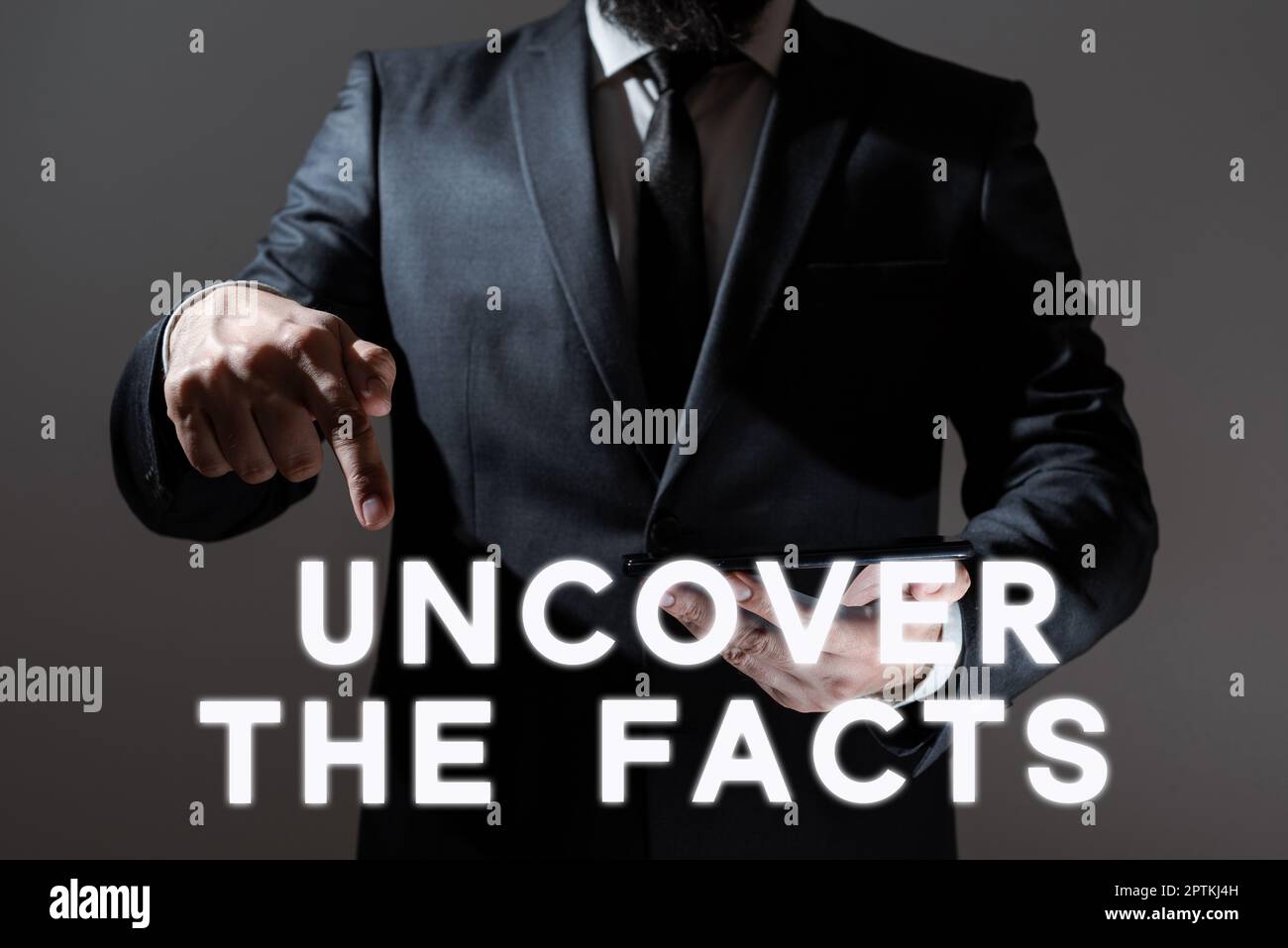 Writing displaying text Uncover The Facts, Conceptual photo Find the ...