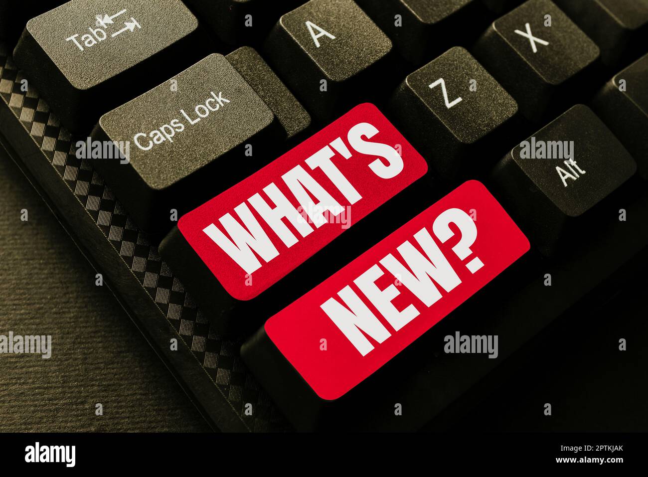 Conceptual display What's New, Internet Concept Asking about latest ...