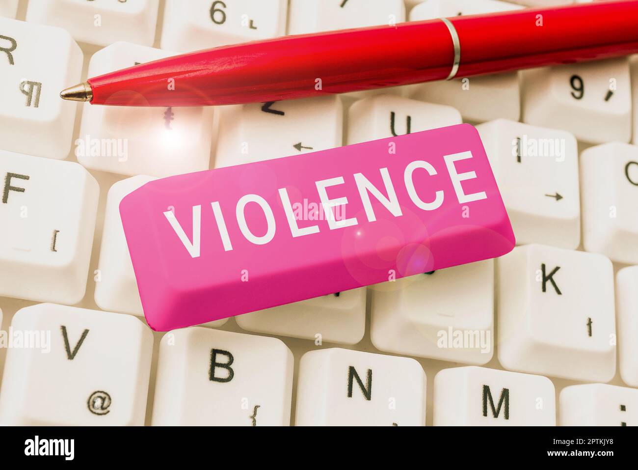 Text caption presenting Violence, Concept meaning the use of physical ...