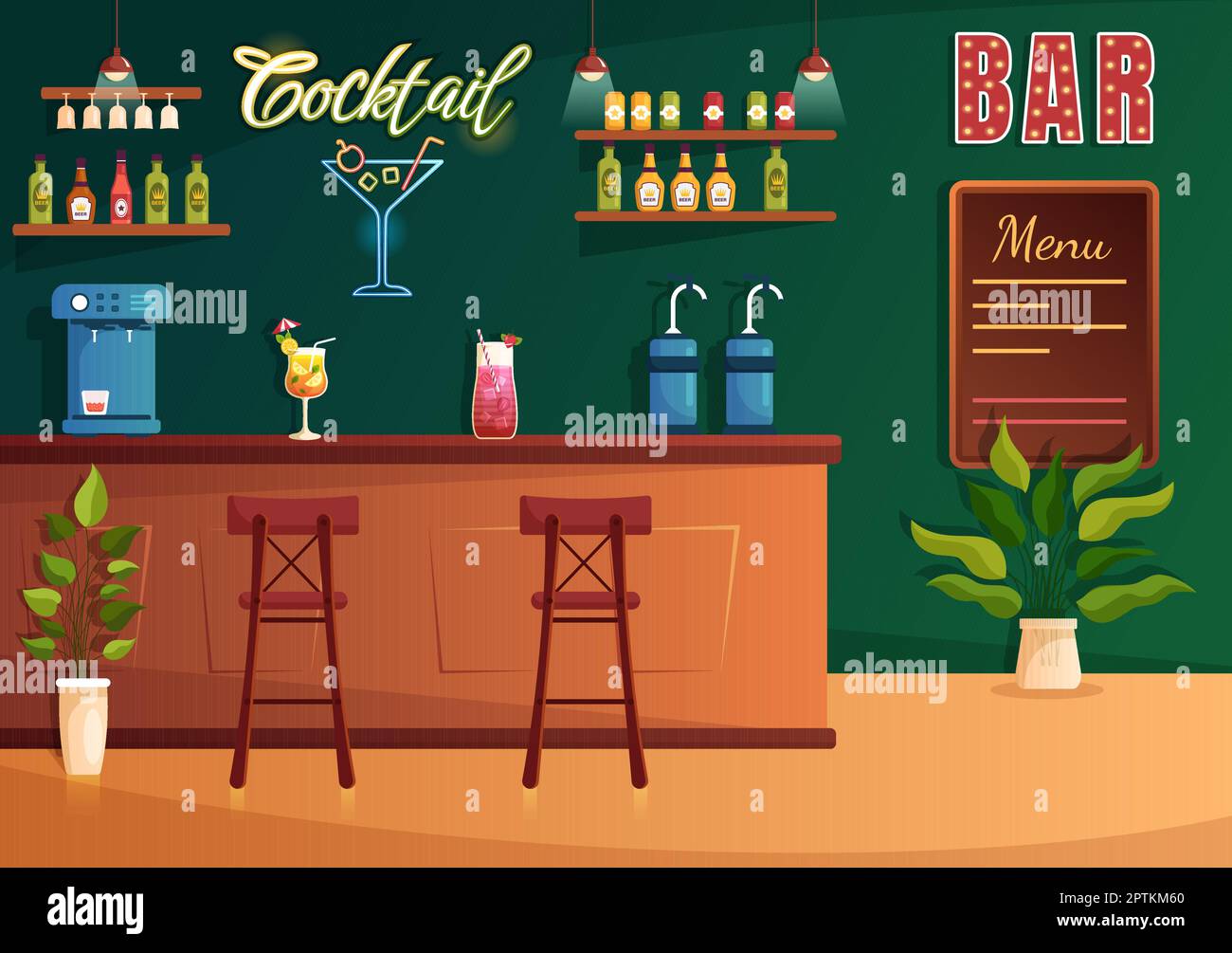 Friends hanging out cafe Stock Vector Images - Alamy