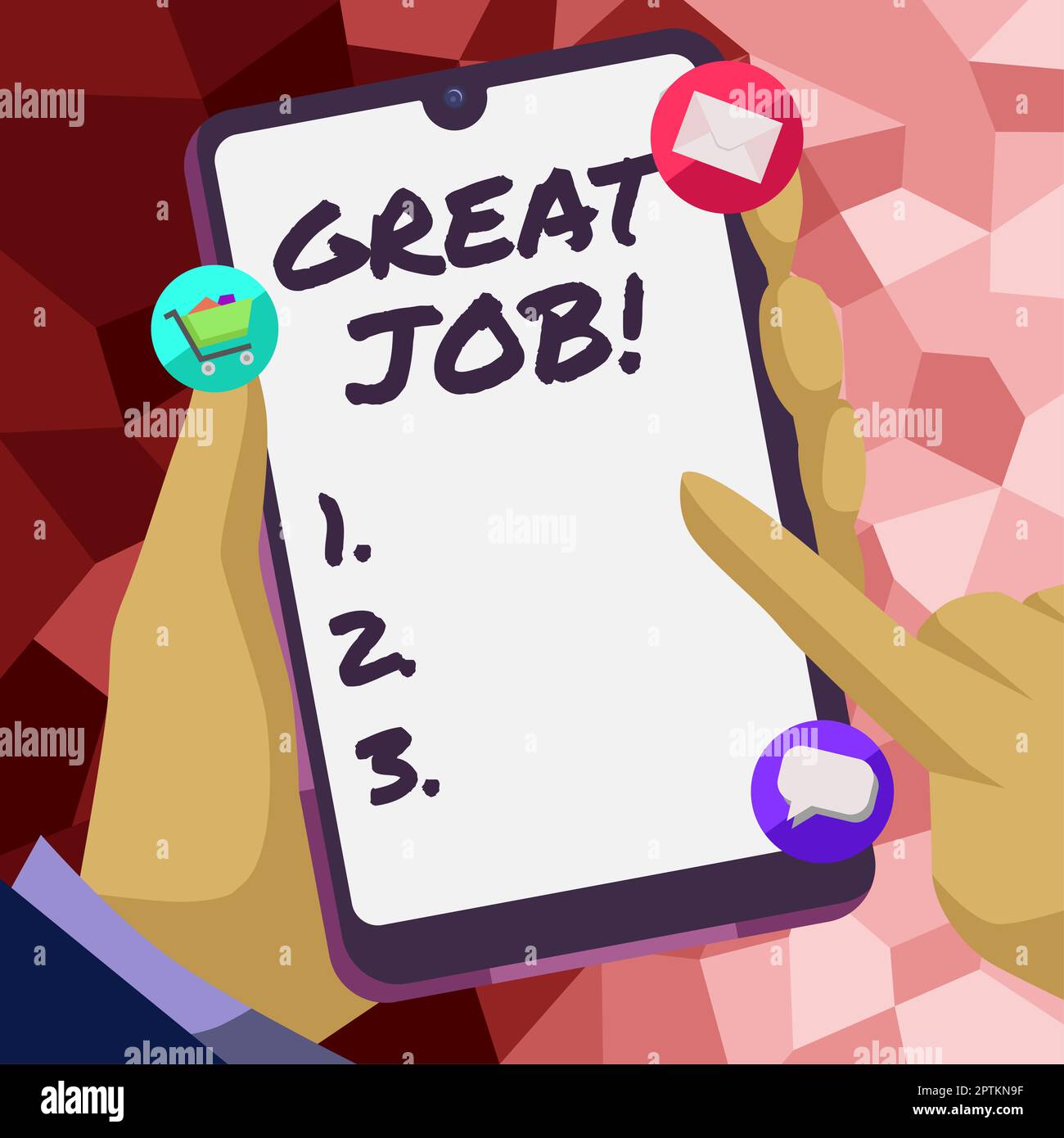 Conceptual caption Great Job, Concept meaning used praising someone for something they have done ...