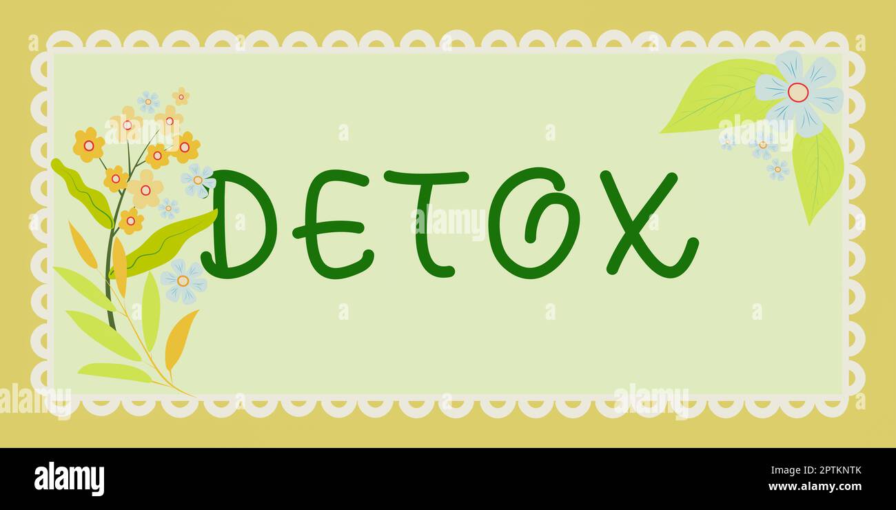 Inspiration showing sign Detox, Business approach Moment for Diet ...