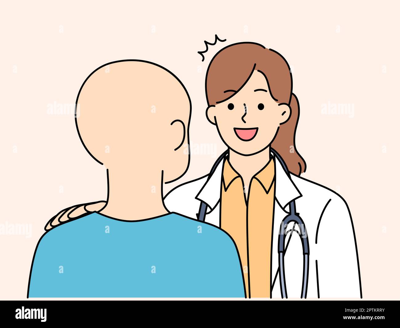 Medical appointment patient talk Stock Vector Images - Alamy