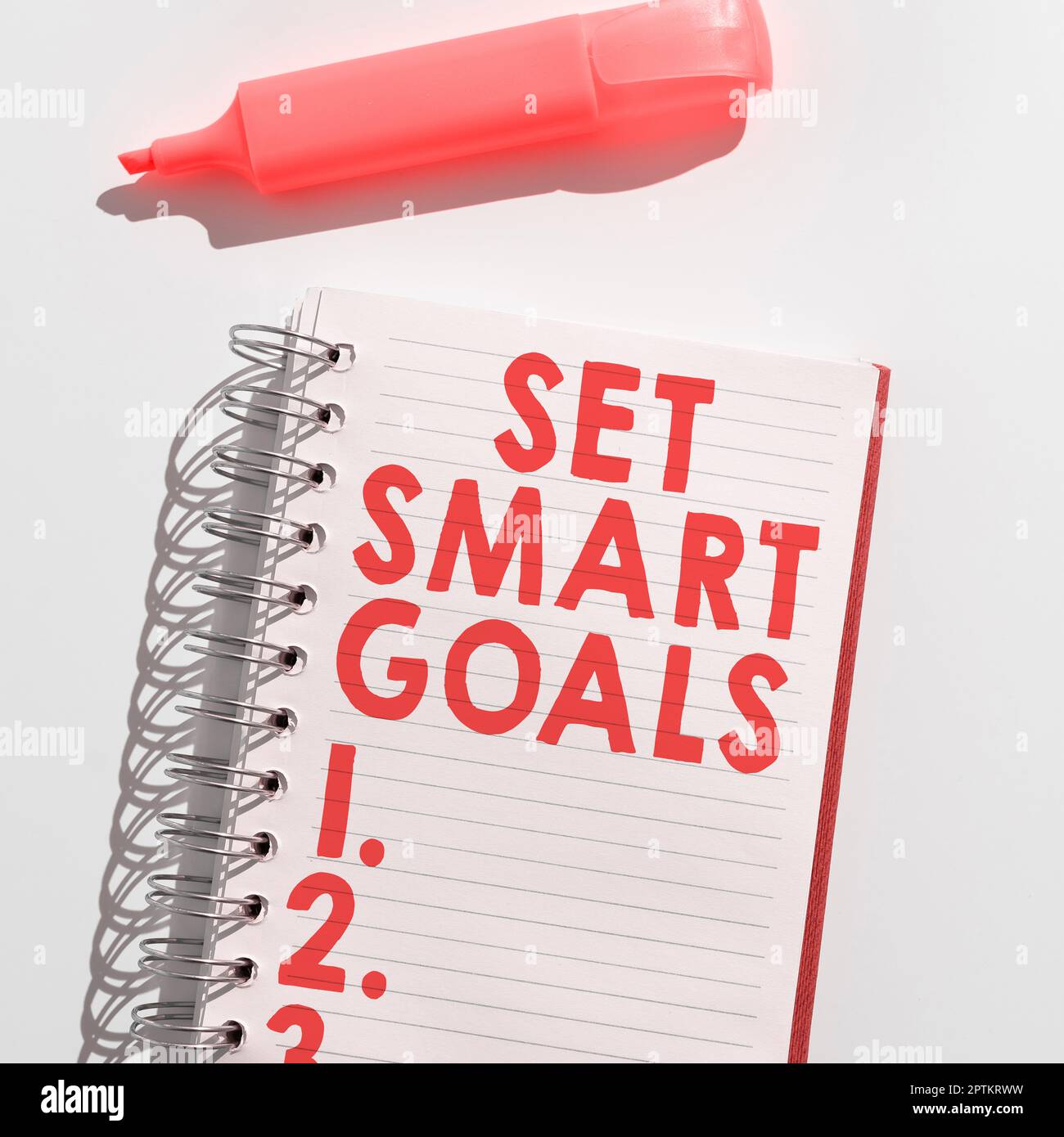 Text sign showing Set Smart Goals, Concept meaning Establish achievable ...